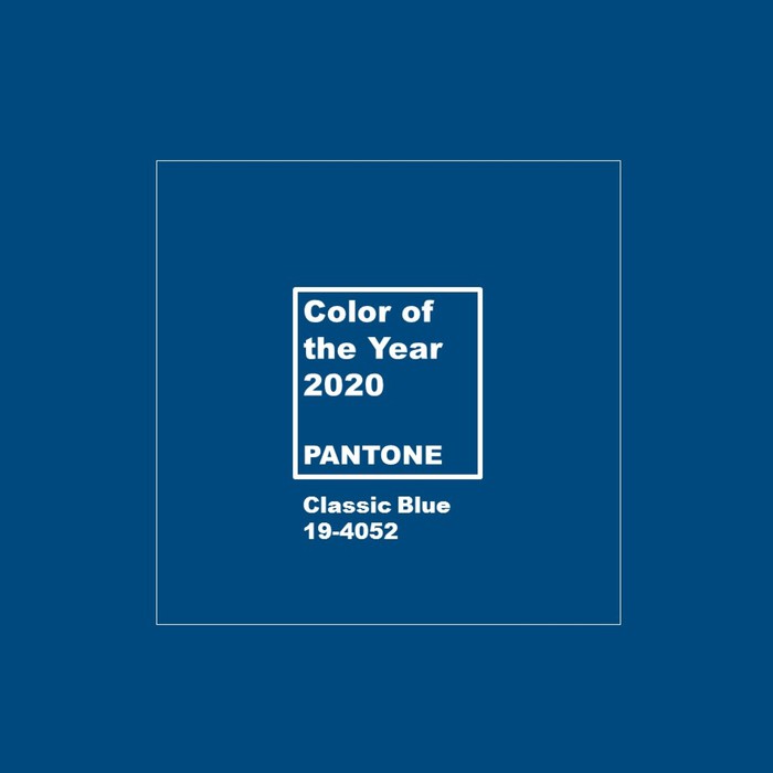 Pantone 2020 Classic Blue (19-4052)